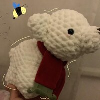 Cherry Bearries Plushie Crochet Giant Soft and Fluffy Amigurumi teddy ...