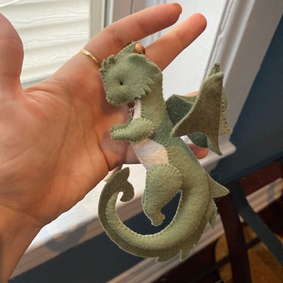 Dragon Stroller Mobile, Dragon Stroller Toy, Green Stroller Lanyard ...