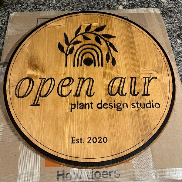 Personalized Signs | Any Logo or Design | Custom Burned Wood Sign ...