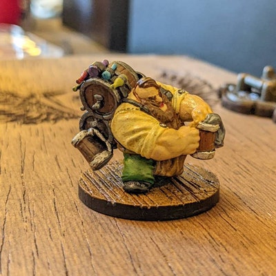 Dwarf Brewer Miniature for Dungeons & Dragons, Tabletop RPG, Kings of ...
