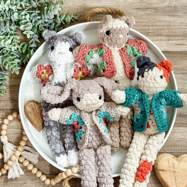 Prim Bunny + Bedtime Bundle CROCHET PATTERN (fable Collection) - Etsy
