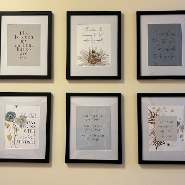 Green Office Decor, Inspirational Quote Posters, Motivational Office ...