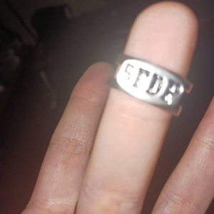 Asmodeus Ring Sigil of Asmodeus Silver 925 Asmodeus Minimal - Etsy