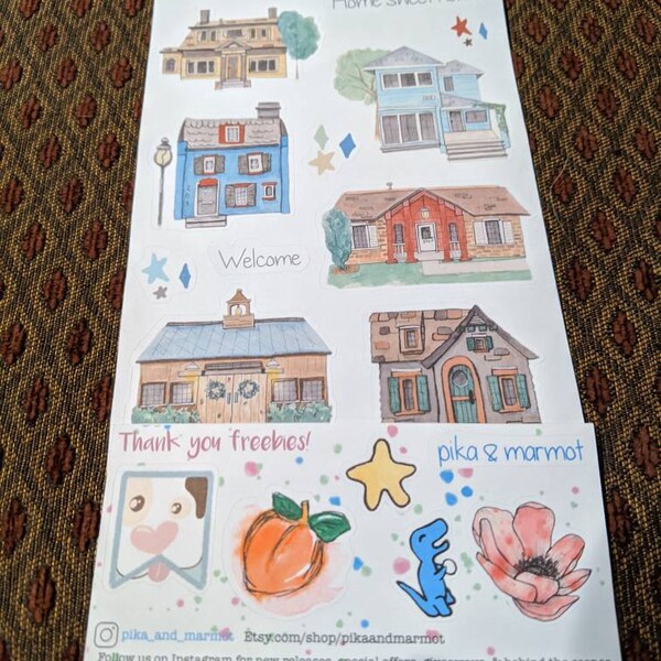 House Journal Stickers, Cute House Stickers, Cute Decorative Stickers ...