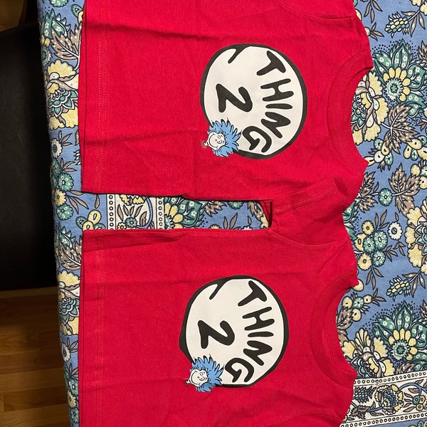 Thing 1, Thing 2 3,4.. Dr Seuss Personalized Hoodies W Your Text/ Image ...