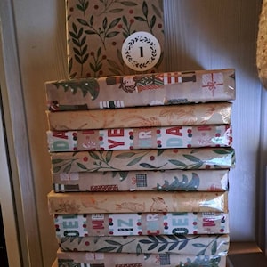 Book Advent Calendar, 12 Days of Christmas, Fiction, Gift Wrapped ...