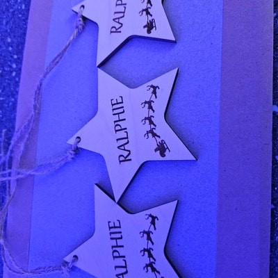 Personalised Christmas Favour Game / Noughts and Crosses / Table ...