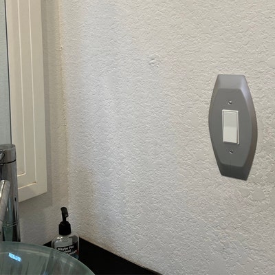Flux Mid Century Modern Broyhill Danish Atomic Light Switch Wall Plate ...
