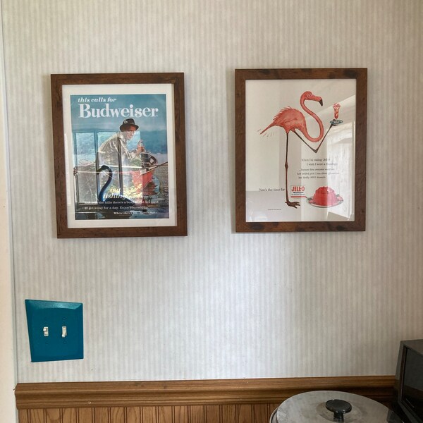 PINK FLAMINGO AD With Jelly, Pink Flamingo Poster, Vintage Kitchen ...