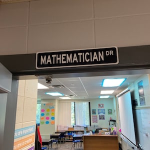 Mathematician, Mathematician Gift, Mathematician Sign, Professor, Math ...