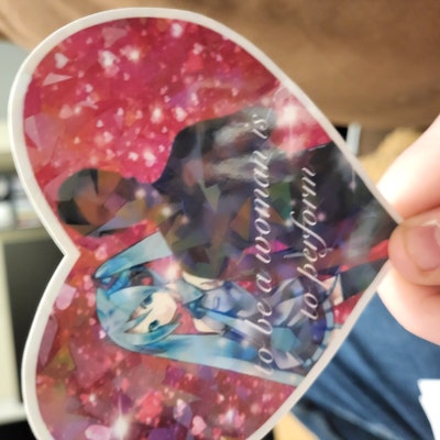 Jerma985 and Hatsune Miku Holographic Sticker - Etsy UK