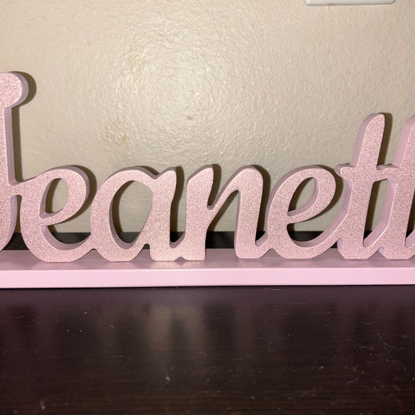 Sweet 16 Name Sign, Sweet 16 Centerpieces for Table, Sweet Sixteen Name ...