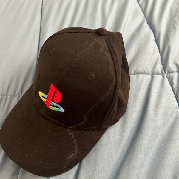 Sony Playstation One Embroidered Baseball Cap Gamer Gaming PS1 Retro ...