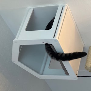 Wall Decor Cat House Modern Wall Mounted Cat Bed Cat Shelves Cat Shelf ...