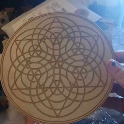 Sun and Moon Seed of Life Crystal Grid - Etsy