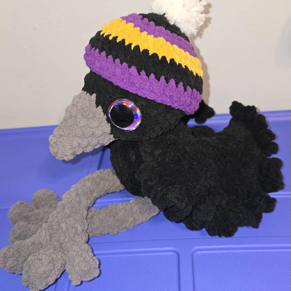 Enid the Crow Crochet Pattern PDF ONLY - Etsy
