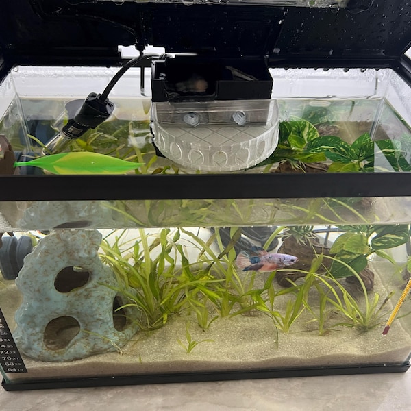 Aquarium Floating Plant Blocker. Aquarium Filter Corral. HOB System ...