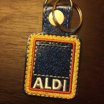 Aldi Key Chain, Key Chain, Aldi Keychain, Zipper Pull, Handmade ...
