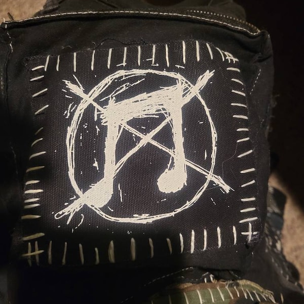Grindcore Anti-music Patch - Screen Printed Punk Metal Grindcore Patch ...