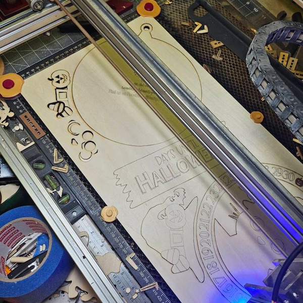 Center Finder Jig Template SVG, Laser Cut Grid, Centering Ruler Digital ...