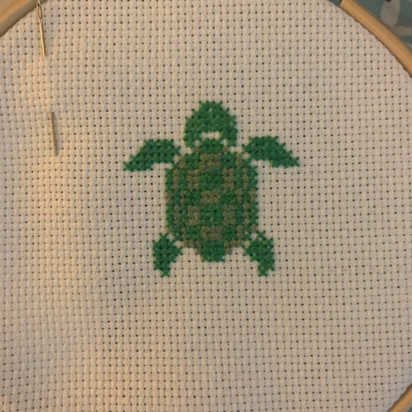 Mini Turtle Cross Stitch Patterns — Small Animal Cross Stitch Designs ...