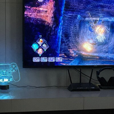 Video Game Controller Console Controller Gaming Room Night Light up ...