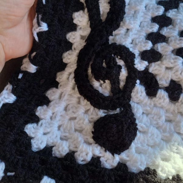 Treble & Bass Clefs, PDF Crochet Pattern, English - Etsy