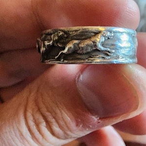 Jesus Christ Men Ring, Religious Signet Ring, IHS Patterned Men Ring ...