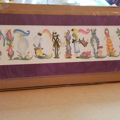 Family Last Name Painting, Personalized Wall Name Sign, Name Art ...