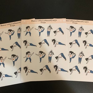 Pk54-work Out Sticker Planner Sticker Exercise Sticker - Etsy Canada