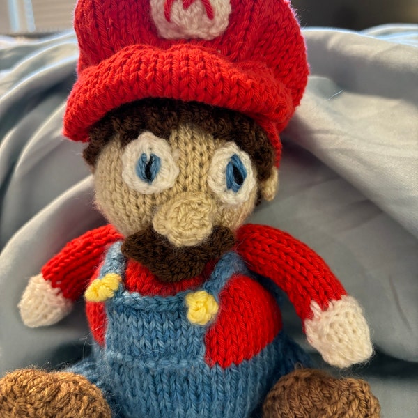 KNITTING PATTERN - Mario the Super Plumber Inspired Choc Orange Cover ...