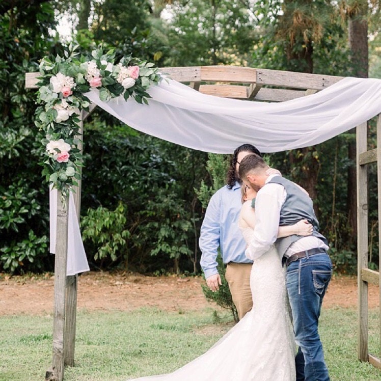 Wedding Arch Swag Wedding Backdrop Wedding Arch Flowers | Etsy