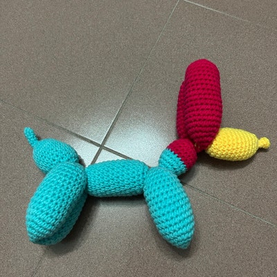 Balloon Animal Dog Crochet PATTERN ONLY Instant DOWNLOAD Puppy ...