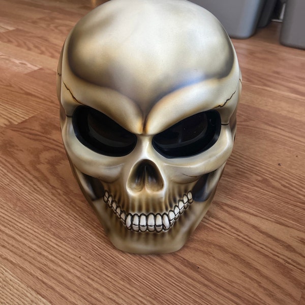 New Arrival Custom Skull Motorcycle Helmet (dot & Ece Approved) - Etsy