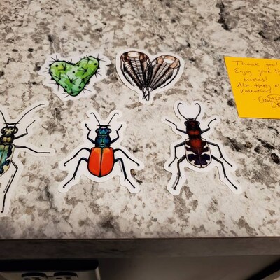 Mantis Trio Sticker Pack - Etsy