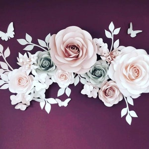 Paper Flowers for Beauty Studio Paper Flowers in Different | Etsy