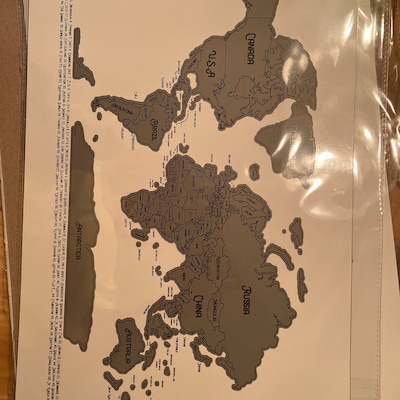 World Scratch off Map, World Map, Travel Map, Scratch off World Map ...