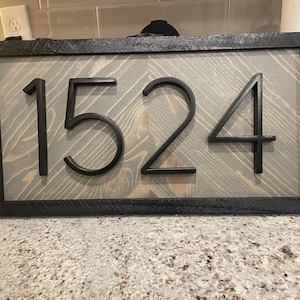 House Number Plaque House Numbers House Number Sign Address - Etsy