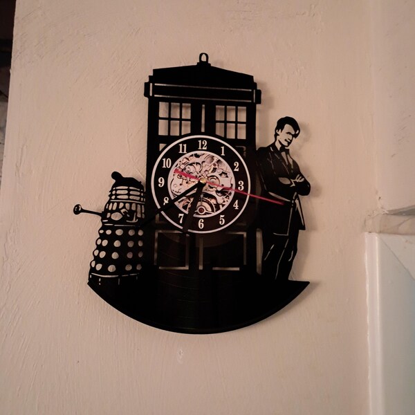 The Beatles Vinyl Record Black Wall Clock, the Beatles Wall Decor ...