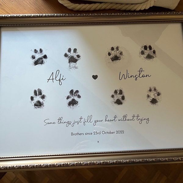 Personalised Family Hand Print Art in Stunning Watercolour | Inkless ...