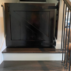 4 Inch EYE & HOOK BOLT Lock Cast Iron Black Powder Coated Gate Barn ...