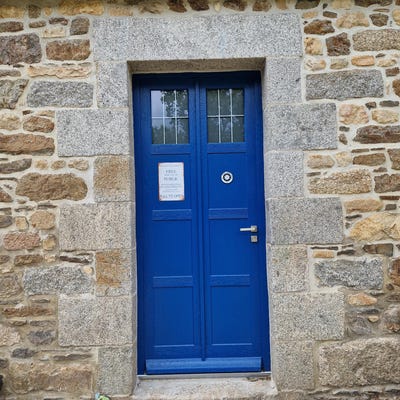 Police Box Windows 3d Printed Blue and White 7.25x9.5 - Etsy