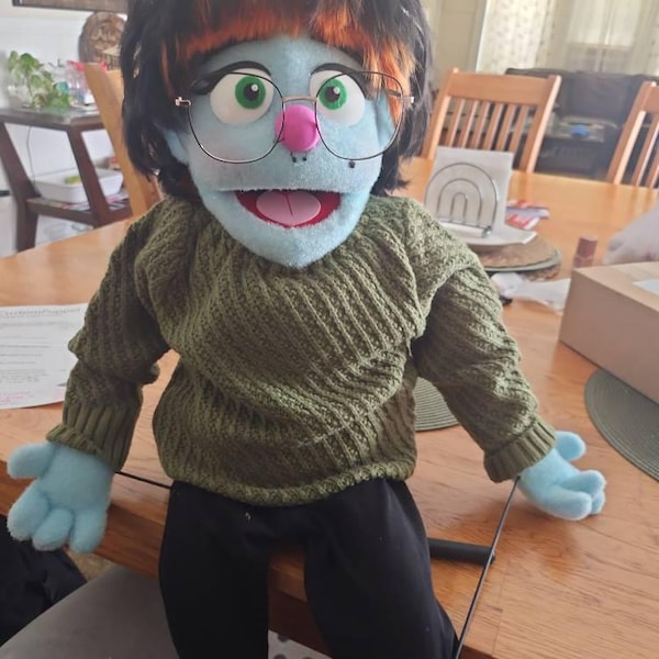 Custom Professional Female Puppet Rod Hand Puppet From Your Design or ...