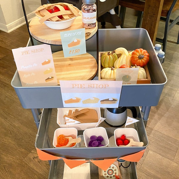 Pie Shop/ Bakery Pretend Play Printable for Kids - Dramatic Play for ...