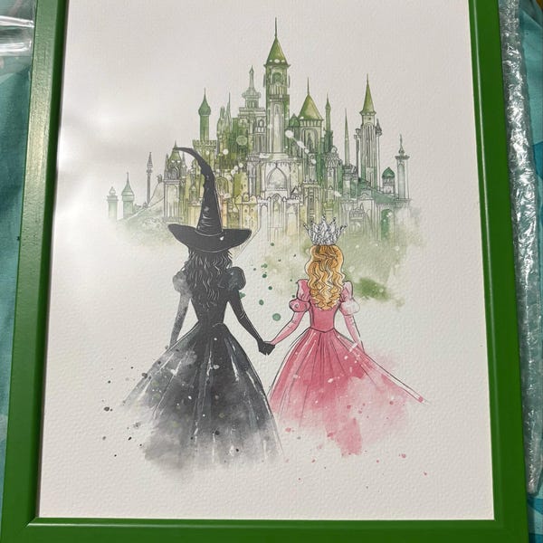 Wizard of Oz Illustration, Wicked Witch of the East, Glinda the Good ...