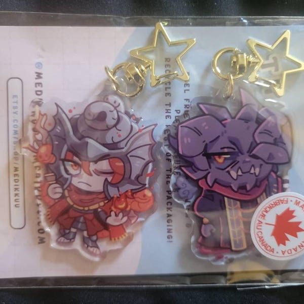 Elden Ring Charms Keychains & Stickers | Dark Souls | Malenia Ranni ...