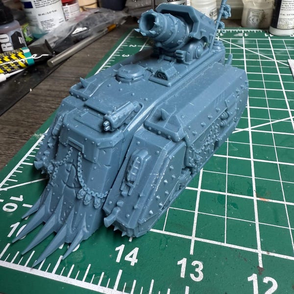 Grimguard Battle Tank - Station Forge - 40k Heroic - Grimdark Wargame ...