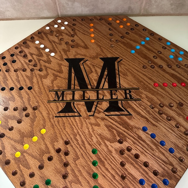 6 Player Extra Large Marble Wahoo, 1 Marble 6 Player Wahoo Board, Wahoo ...