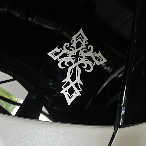 Celtic Cross Tribal Decal Sticker Irish Christian Religious Car Window ...