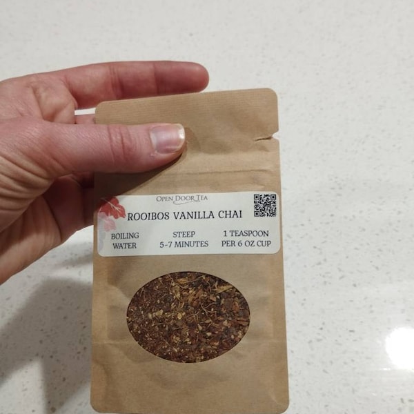 Rooibos Vanilla Chai | Rooibos Tea Blend, Loose Leaf - Etsy